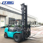 EPA Approved 4 Tonne Gasoline Forklift Truck Material Handling Machines Dual Front Tires